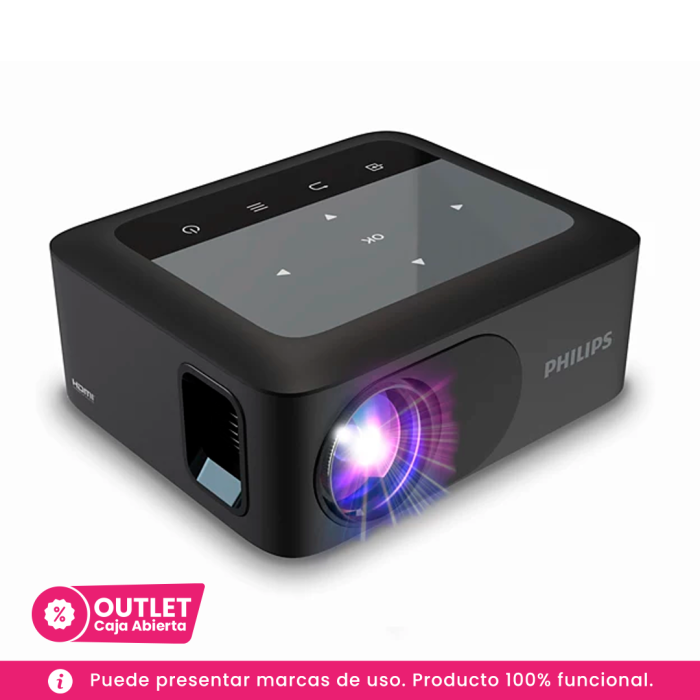 Proyector Philips Neopix 110 100 lúmenes ANSI HD 720p hasta 65" (CAJA ...